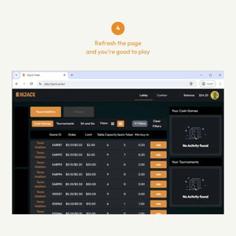 How to Re-enable Location Services for Hijack Poker on Web Browsers